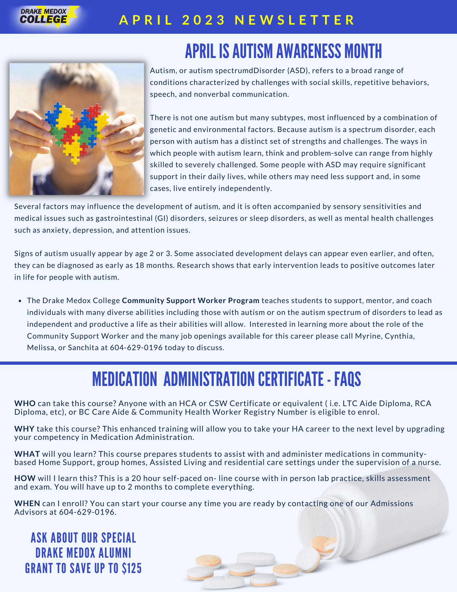 Newsletter – April 2023 - Drake Medox College